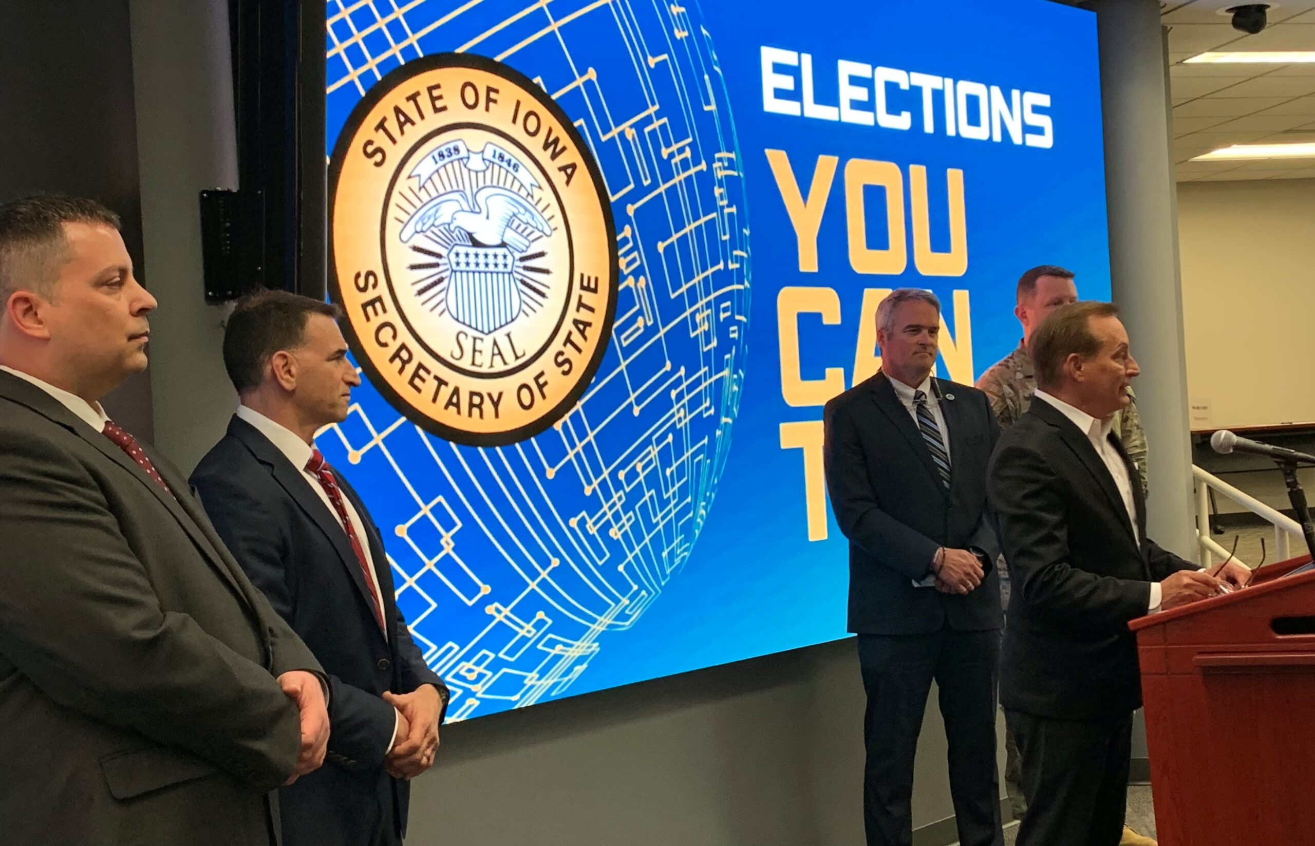 As Iowa's 2026 Primary approaches, Pate touts election security - Radio ...