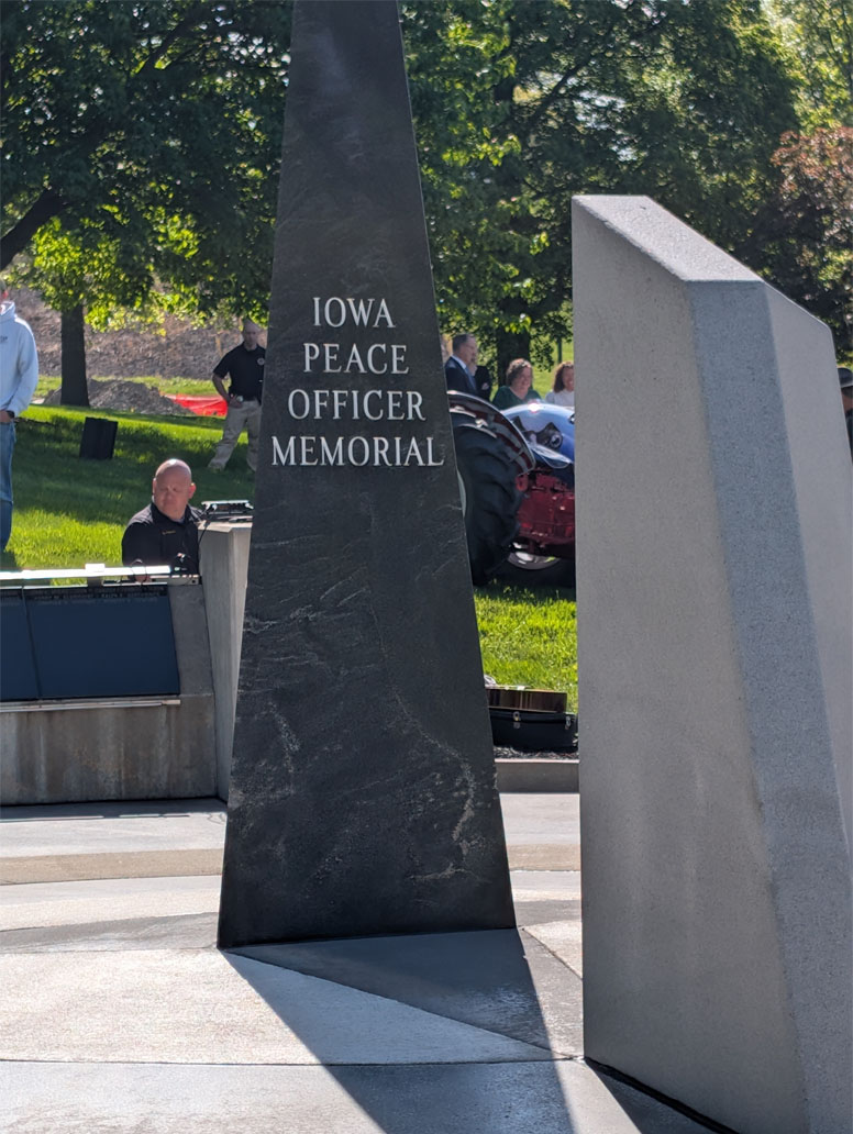 Fallen Iowa law officers remembered in annual ceremony - Radio Iowa