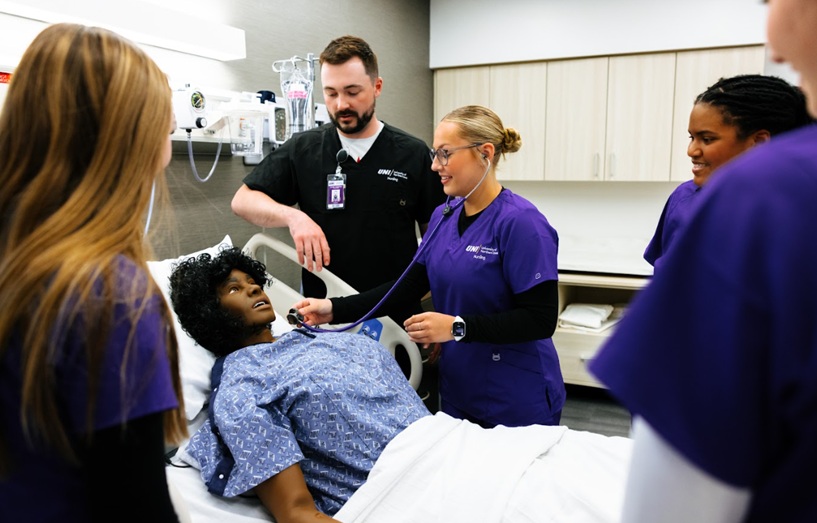 They're no dummies: UNI nursing students learn on sophisticated sims ...